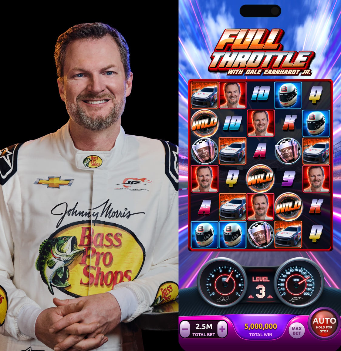 Hard Rock Games Shifts Into High Gear, Debuts “Full Throttle with Dale ...